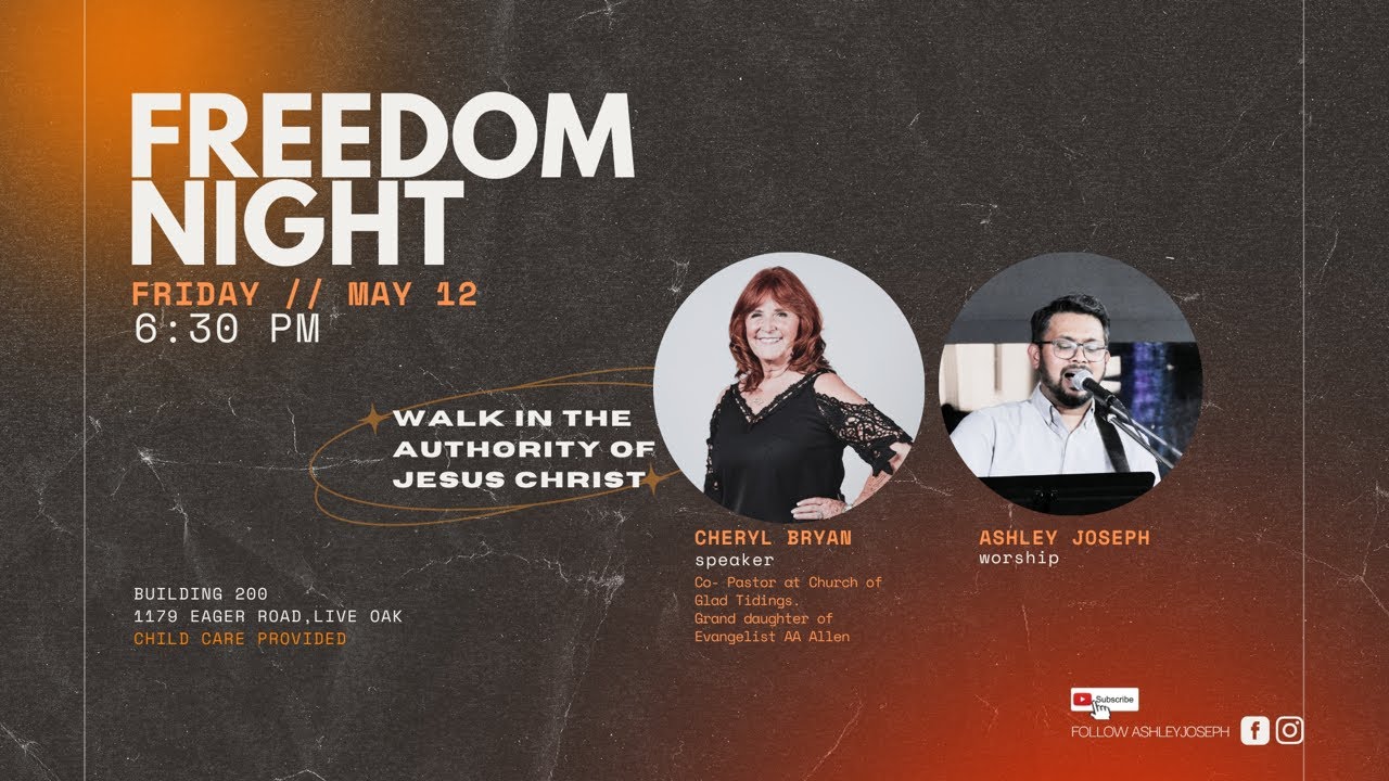Freedom Night - May 12th 2023 | Pastor Cheryl Bryan - YouTube