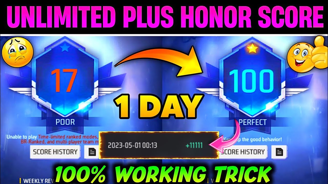 HONOR SCORE എങ്ങനെ കൂട്ടം 🤔 // HOW TO INCREASE HONOR SCORE IN FREE FIRE ...