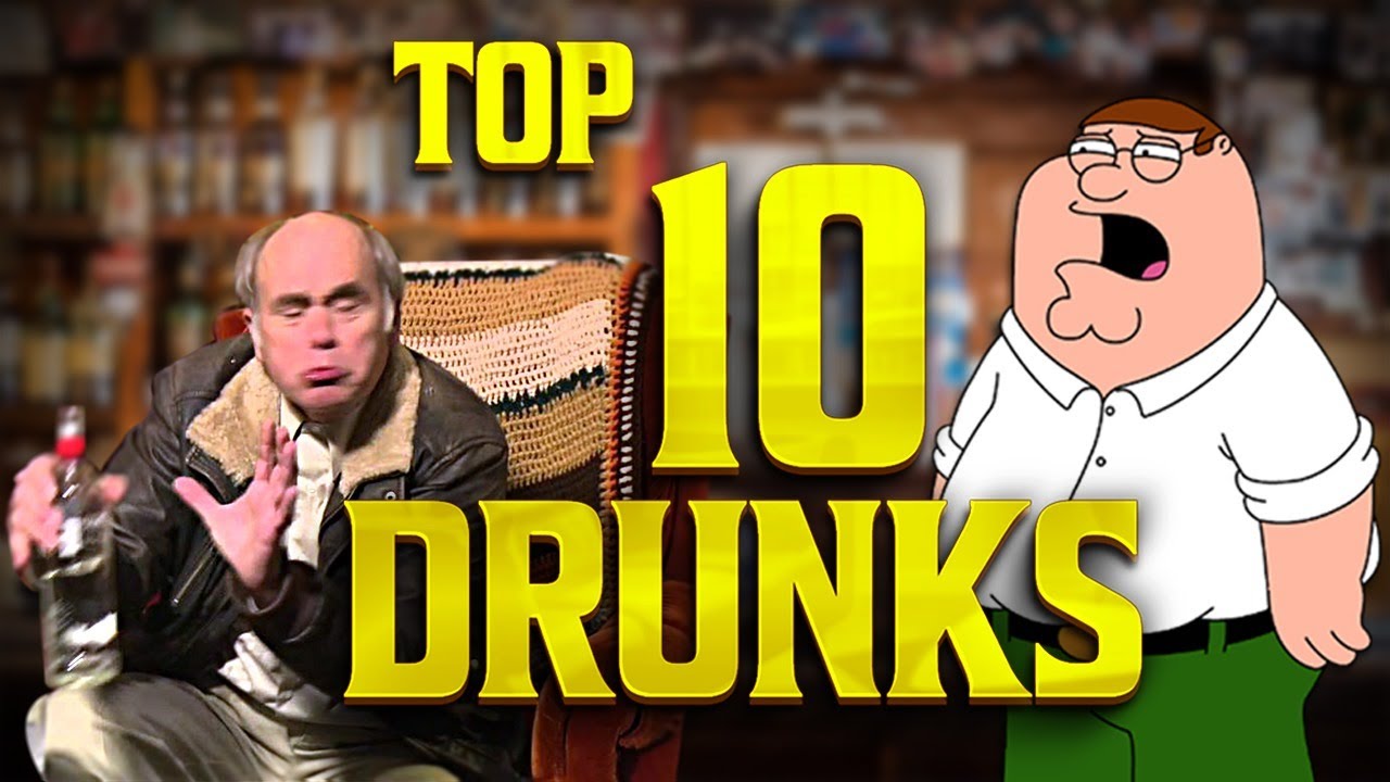 Top 10 On-Screen Drunks - YouTube