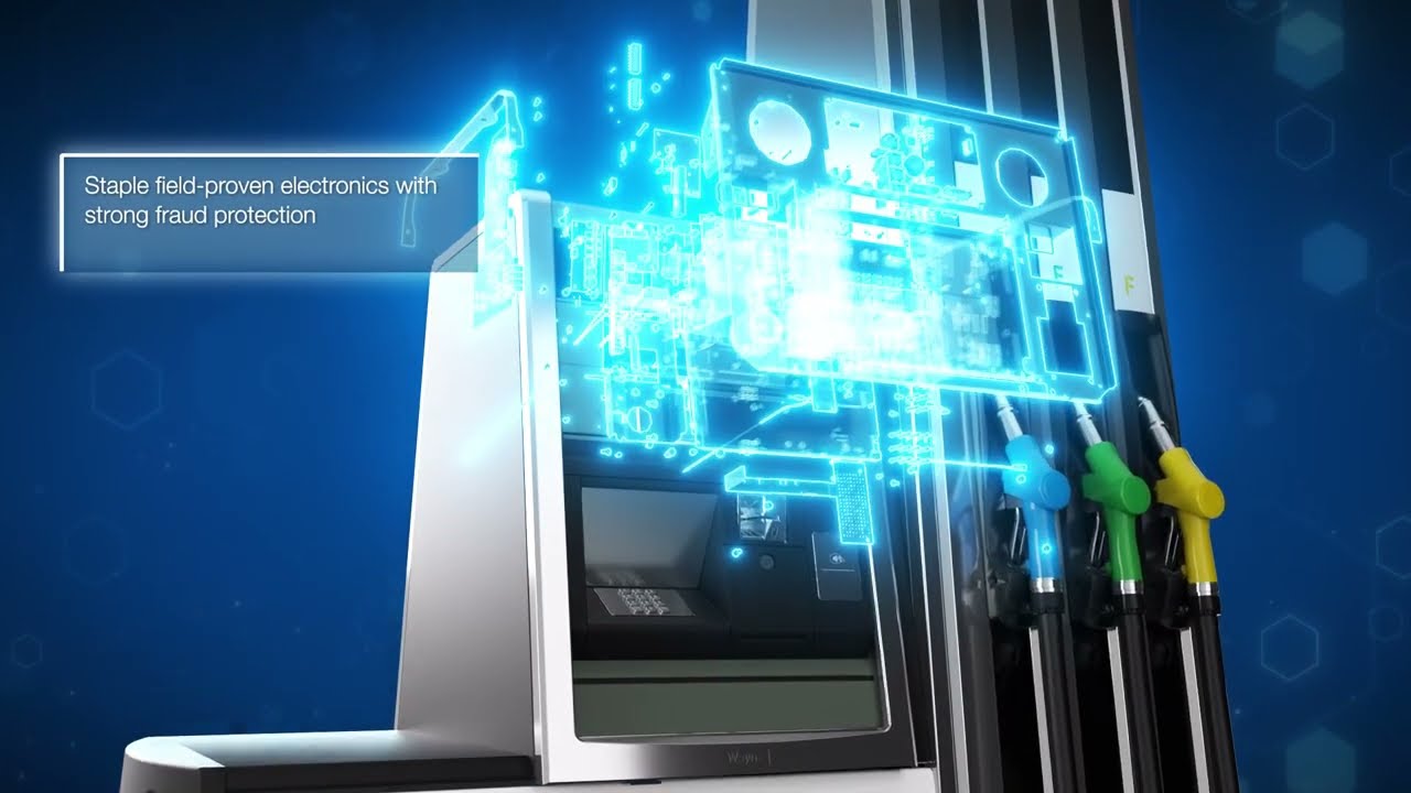 Wayne Helix 6000 II fuel dispenser - YouTube