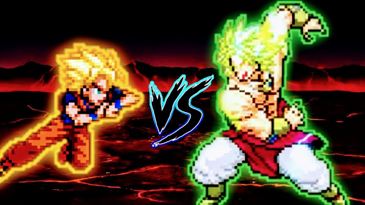 Goku SSJ DBFZ VS Broly (New) in Jump Force Mugen 😱 - YouTube