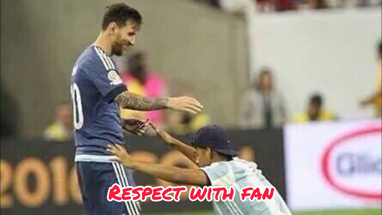 Messi respect with fan🤝🤝🙏🙏🙏🥰🥰 - YouTube