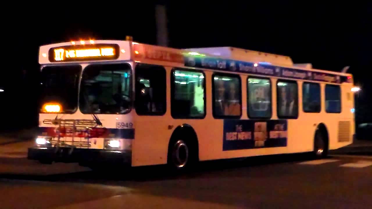 SEPTA BUS: NEW FLYER D40LF 5949 ON ROUTE: 117 - YouTube