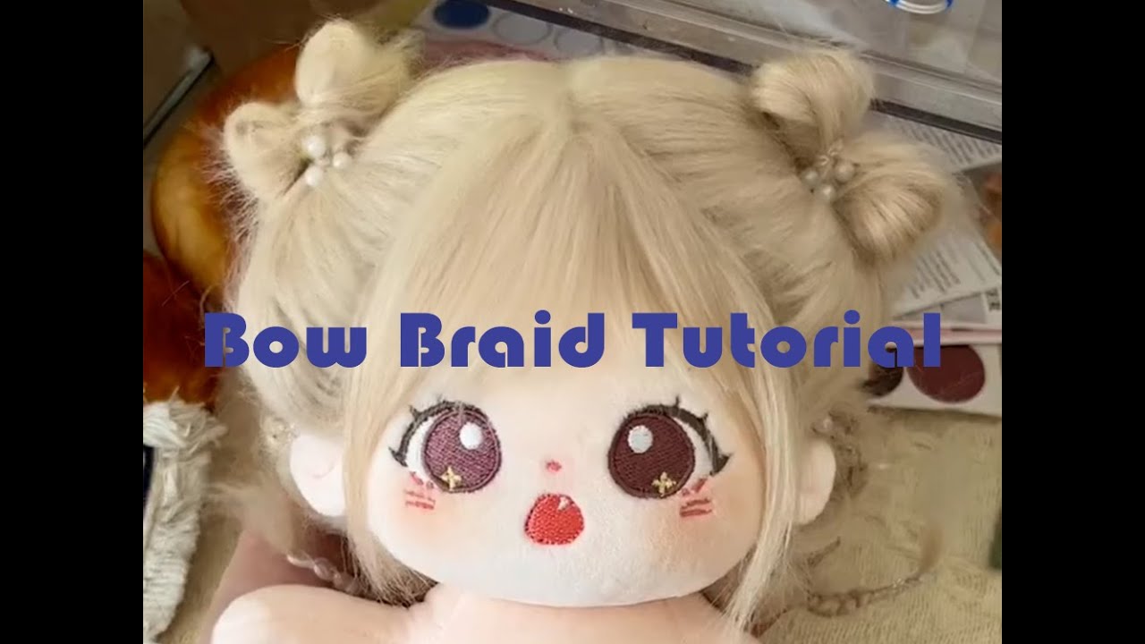 Plush Doll Hair Braiding Tutorials | 20cm Plush Doll | Cute Cotton Doll ...