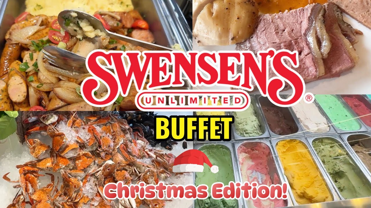 Swensen's Unlimited Buffet Christmas Menu At VivoCity Singapore - YouTube
