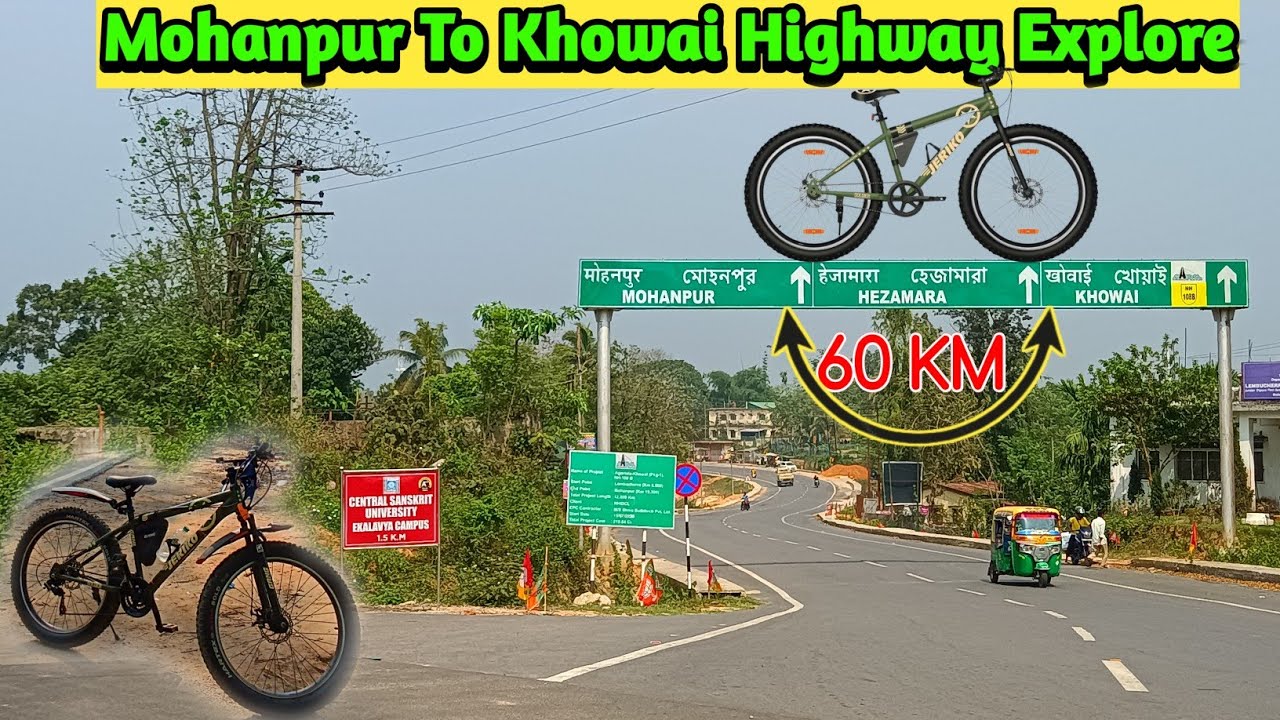 I Explored Mohanpur To Khowai National Highway (NH108B) || With My Gear ...