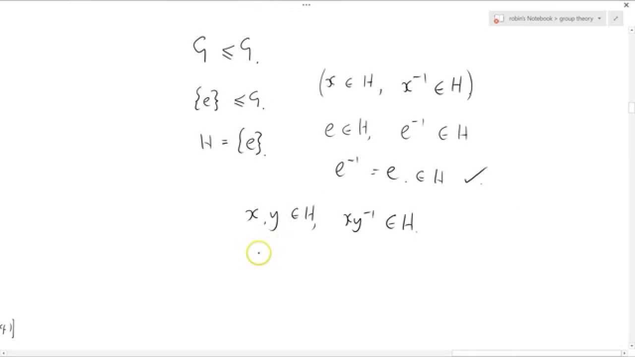 Group Theory 8 Trivial Subgroups Identity And Whole Group YouTube group-theory-8-trivial-subgroups-identity-and-whole-group-youtube