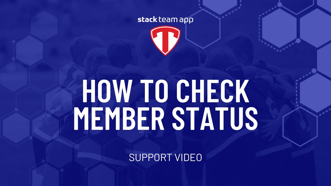 How to Check Member Status - Help Video | Stack Team App - YouTube