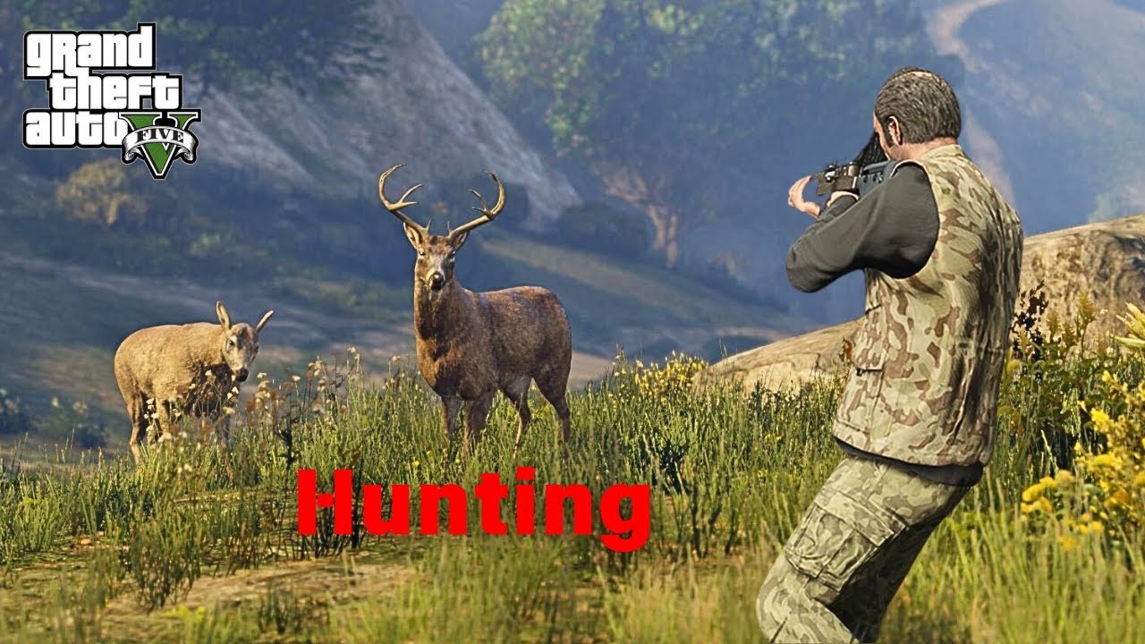 Deer Hunting in GTA V - Hunted by Trevor - YouTube