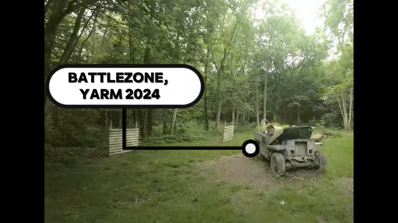 Cool Paintball Site - BATTLEZONE in Yarm - footage by Drone - YouTube