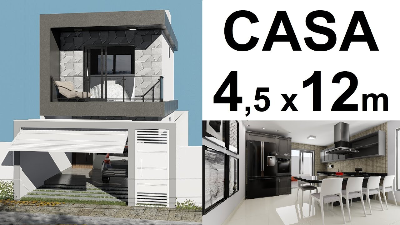 CASA DE 4 5 X 12 Metros REA CHURRASCO YouTube casa-de-4-5-x-12-metros-rea-churrasco-youtube