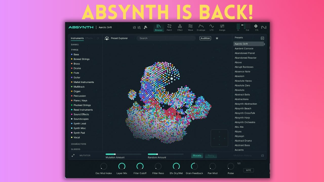 ABSYNTH 6 Is Finally Here! Quick Tour + Preset Demo - YouTube