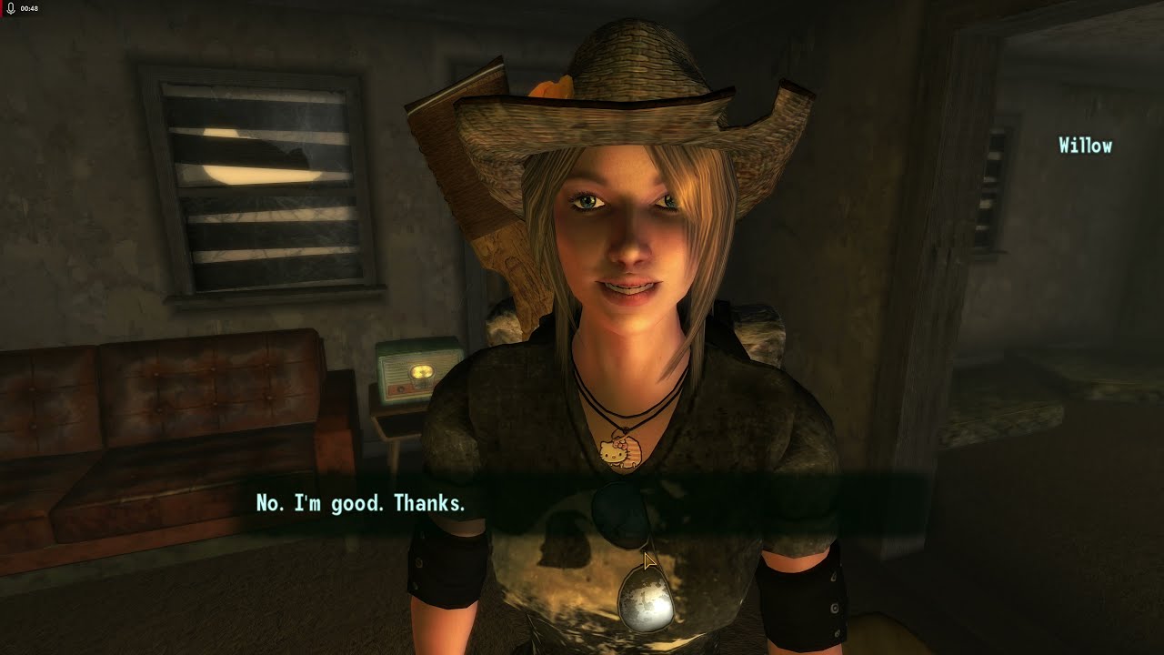 [4K/60FPS] Fallout New Vegas Mods | Willow Companion #10 | Interactions ...