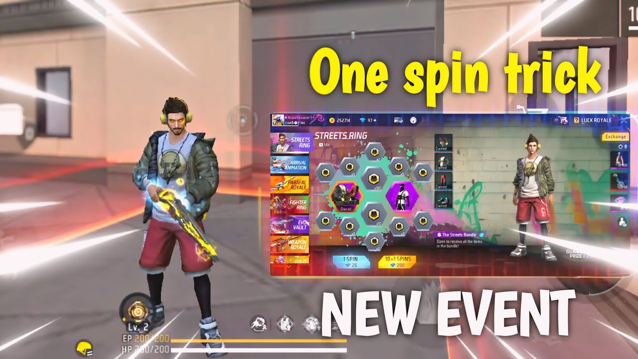 FREE FIRE NEW EVENT | STREET RING EVENT| FF NEW EVENT | FF NEW EVENT ...