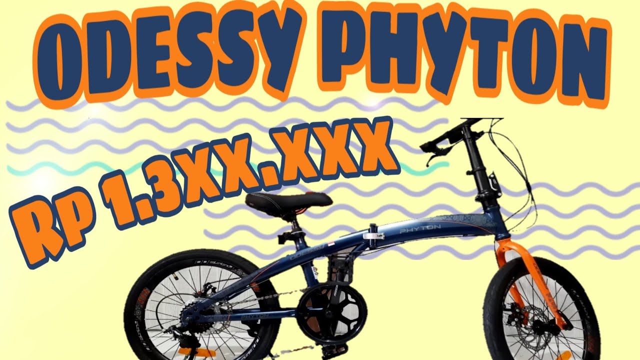 SEPEDA LIPAT ODESSY PHYTON || 20 INCH || 7 SPEED - YouTube