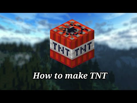 How to make TNT in Minecraft || Crafting Recipe of TNT in Minecraft ...