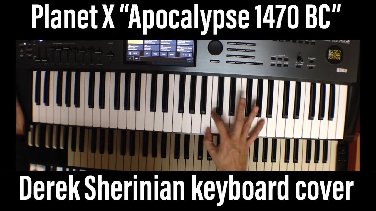 Planet X Apocalypse 1470 BC keyboard cover Derek Sherinian KRONOS ...
