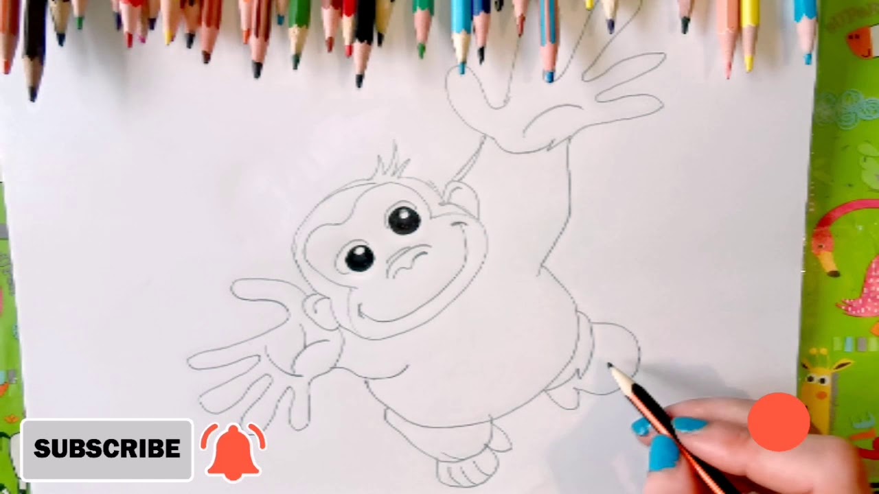 Cómo dibujar a Jorge el curioso/HOW TO DRAW curious george - YouTube