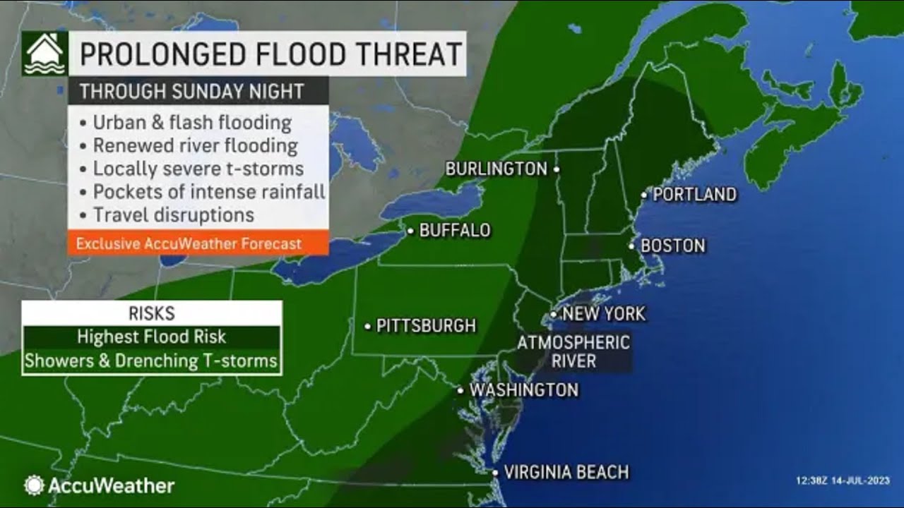 Atmospheric River Triggers Life-Threatening Flooding In Northeast ...