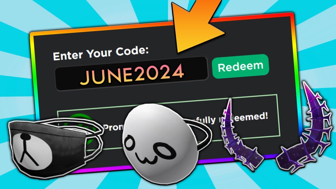*7 NEW CODES!* JUNE 2024 Roblox Promo Codes For ROBLOX FREE Items and ...