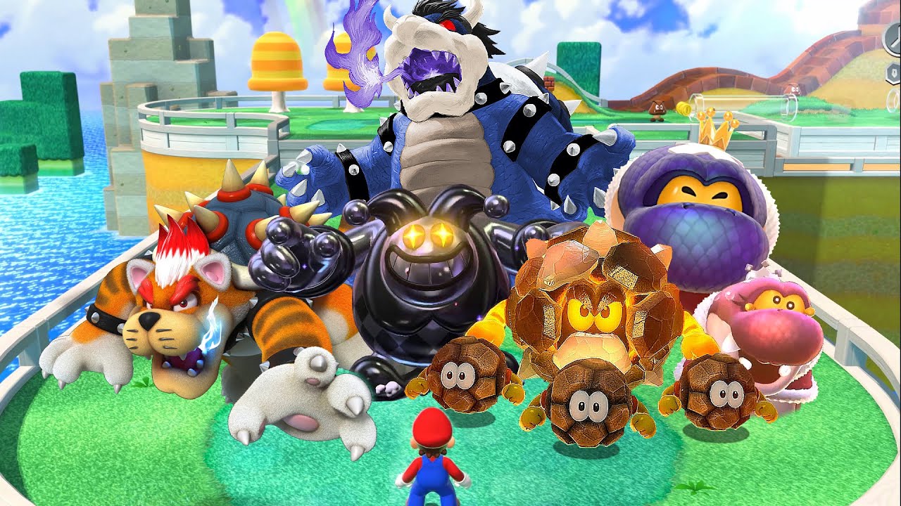 Can Mario fight all Bosses at Once in Super Mario 3D World + Special ...