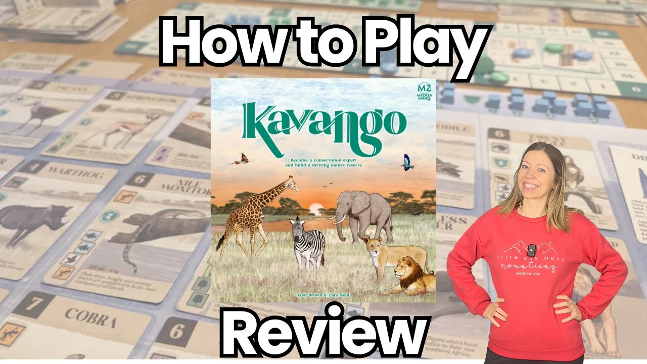 Kavango Board Game Overview | Card Drafting, Tableau Building, and ...