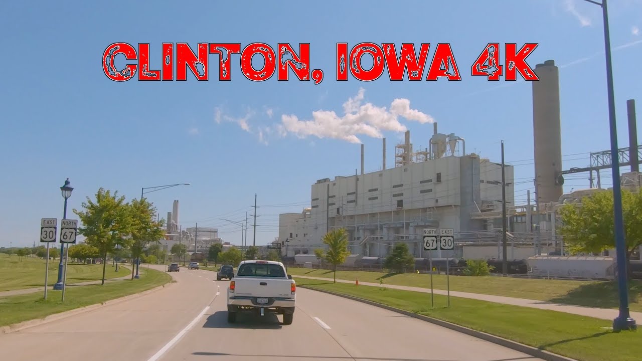 Iowa's Fastest Shrinking City: Clinton, Iowa 4K. - YouTube