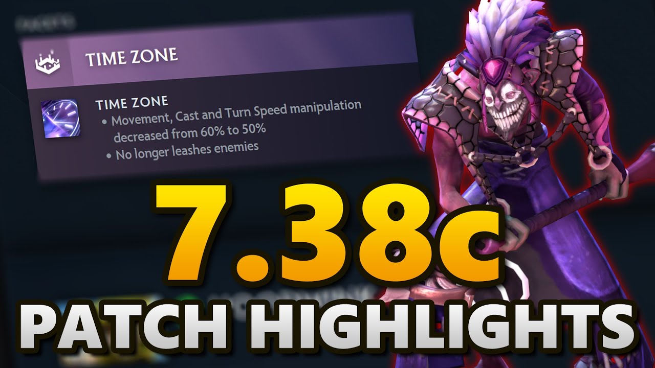 RIP Time Zone | 7.38c Patch Analysis - YouTube