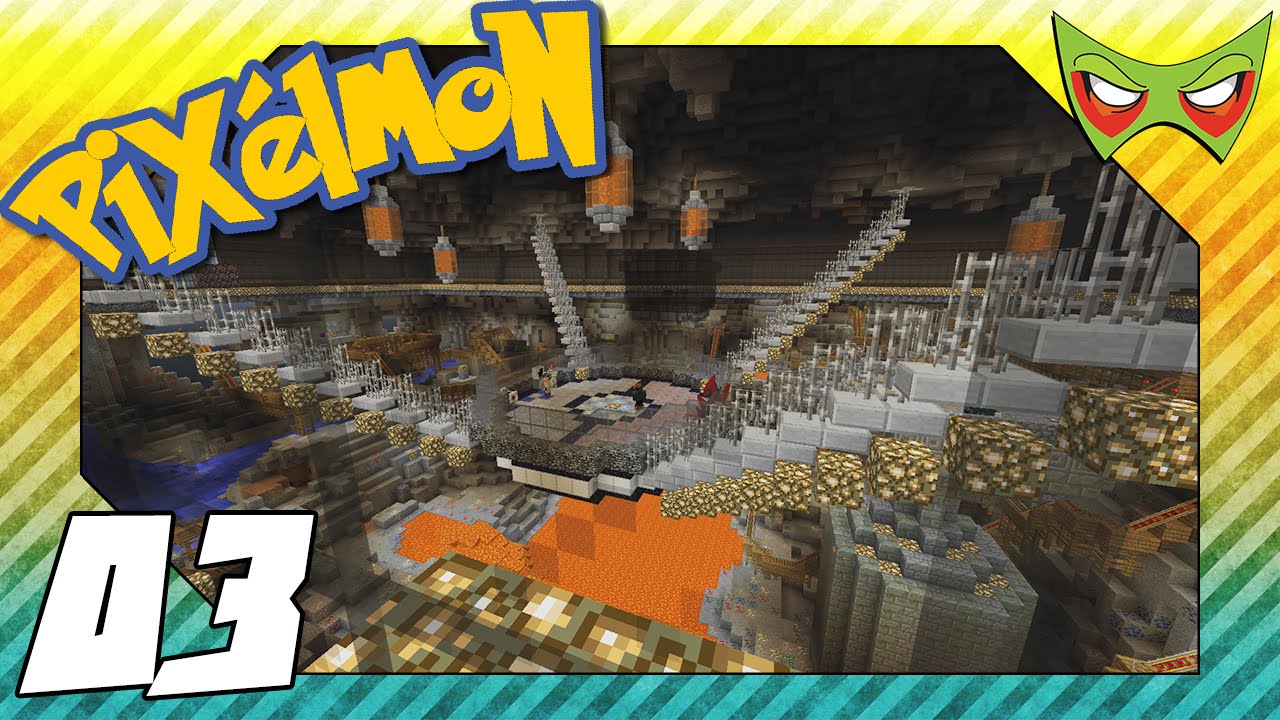 Pixelmon on PocketPixels! - Minecraft Pokemon Mod - 03 - Rock Gym ...