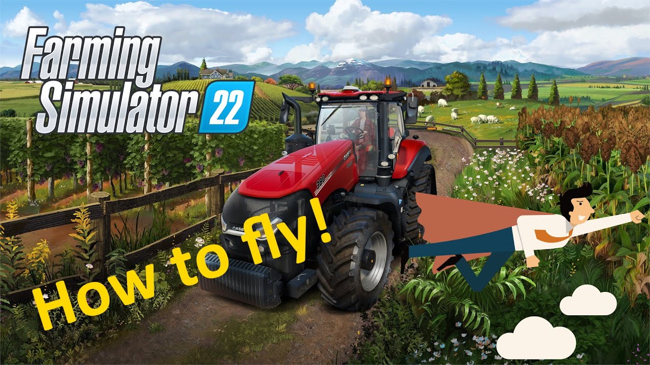 How to fly in Farming Simulator 22! - YouTube