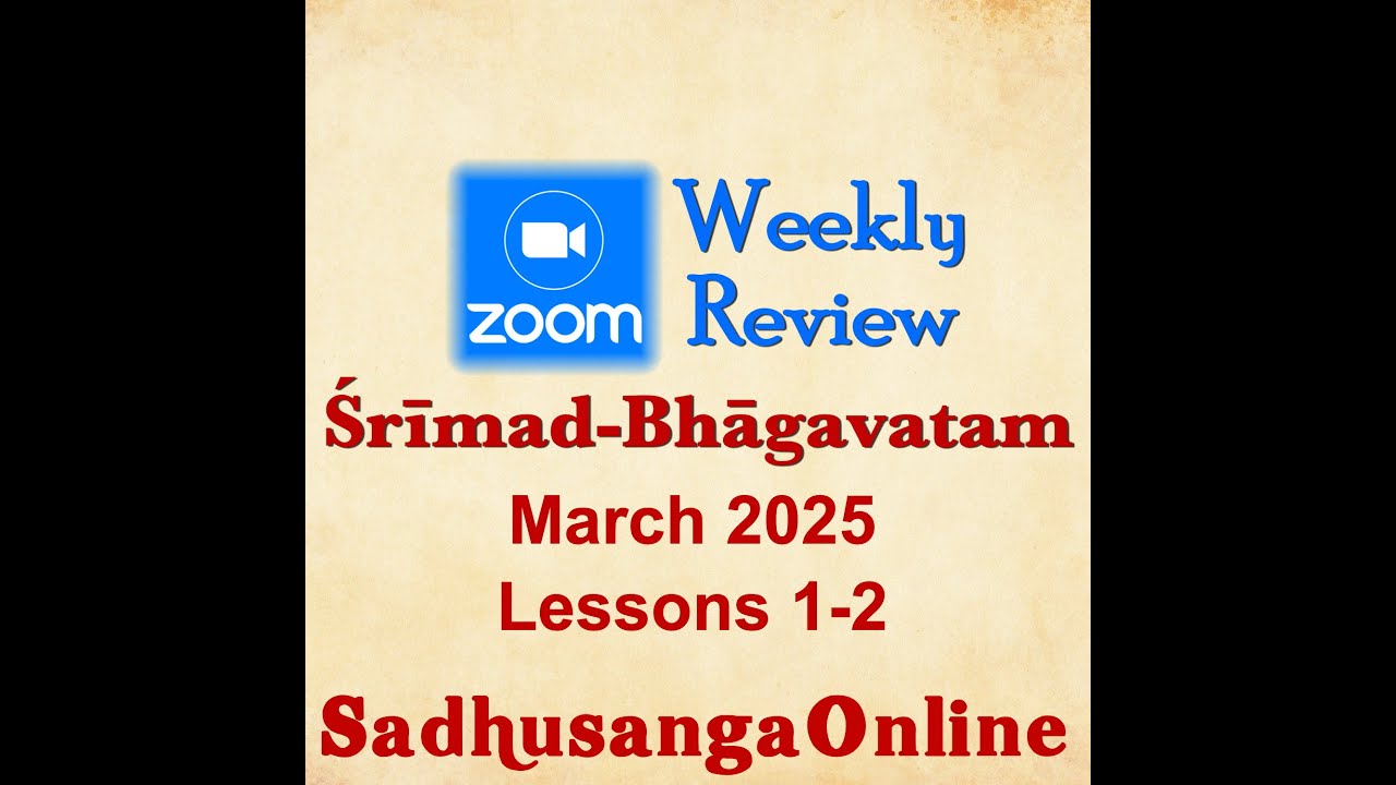 ZOOM Review, March Lessons 1+2 - YouTube