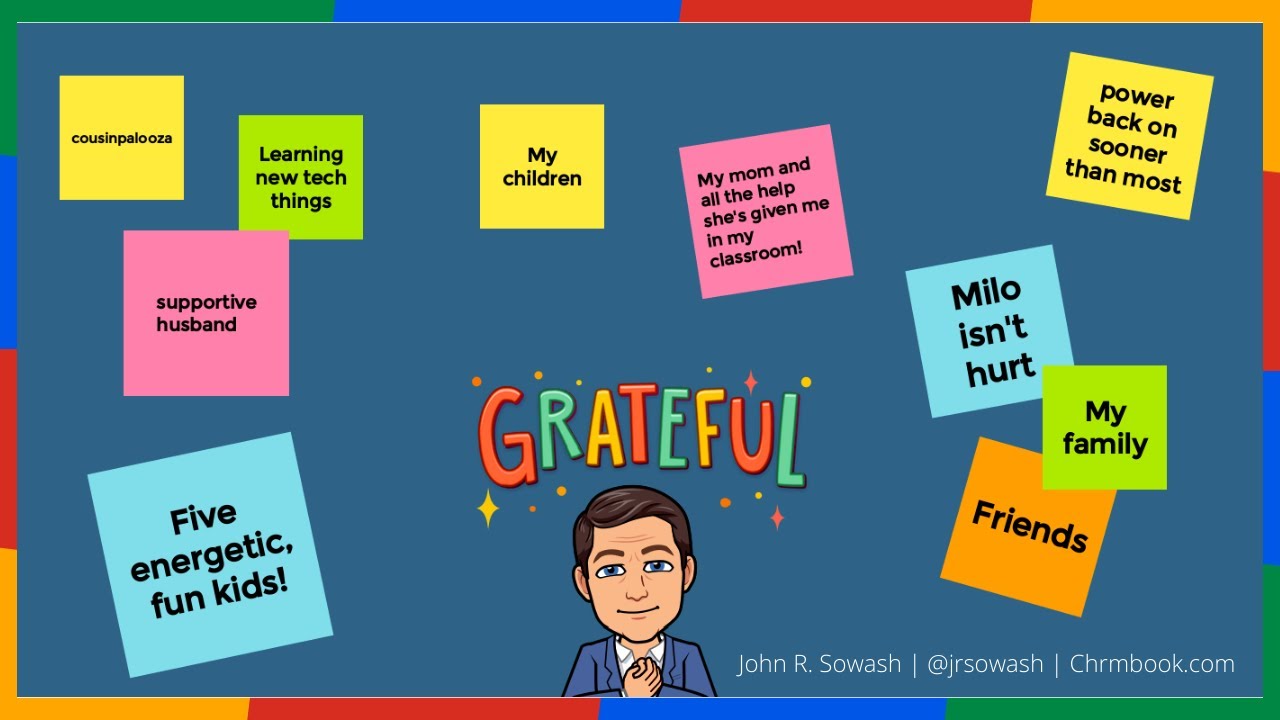 Classroom Lesson Ideas: Jamboard Gratefulness Wall - YouTube