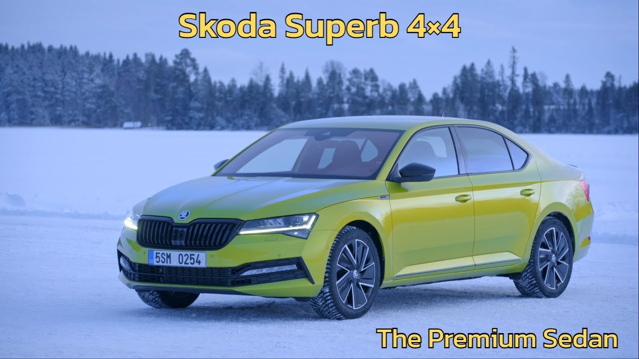 Skoda Superb 4×4 | Testing 4×4 Skoda Superb on Iceand Snow (Central ...