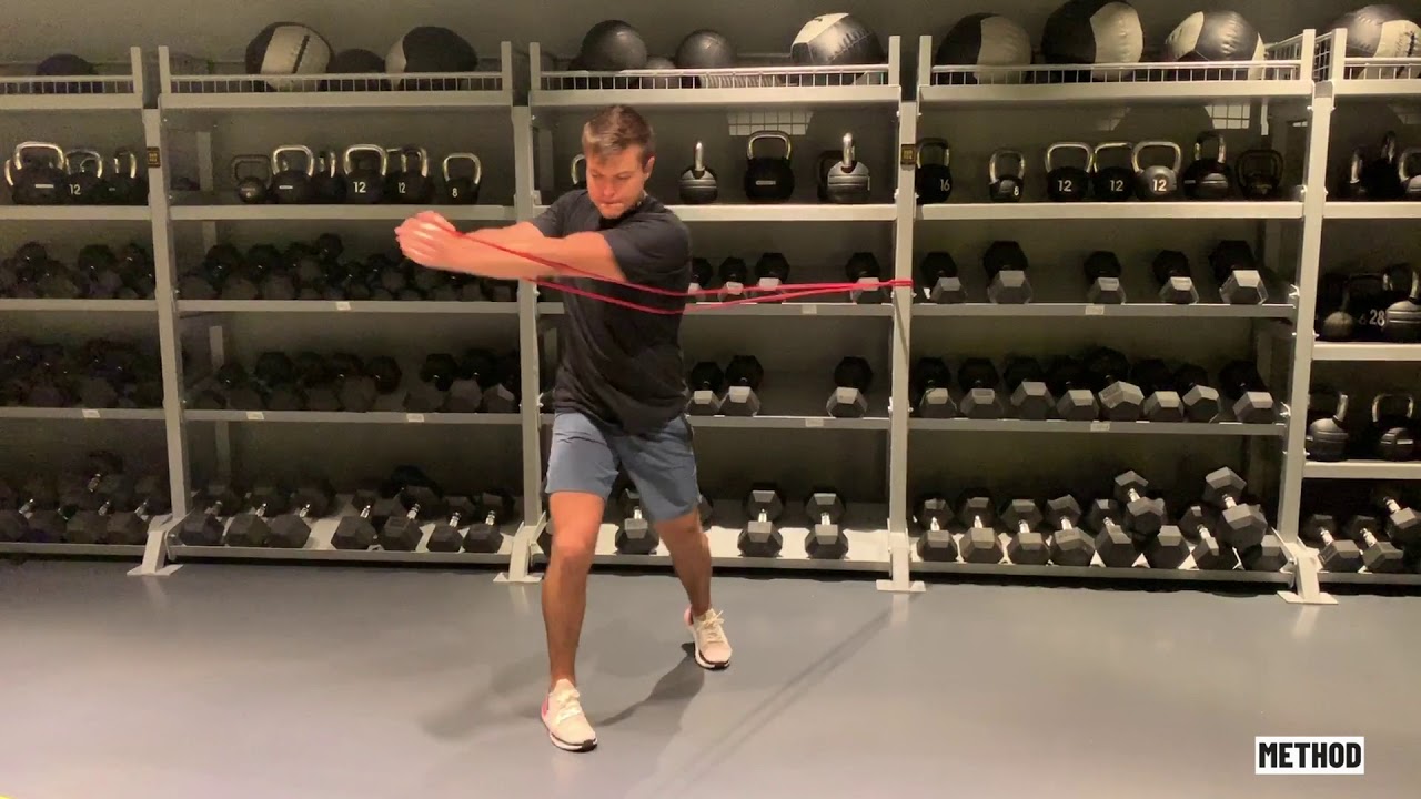 Banded side rotation - YouTube