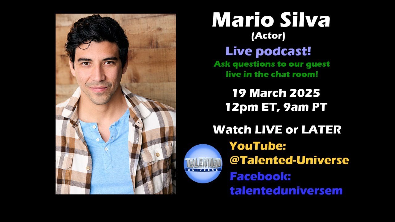 Mario Silva (Actor, 'The Curse of the Dragon King'), joins us for a ...
