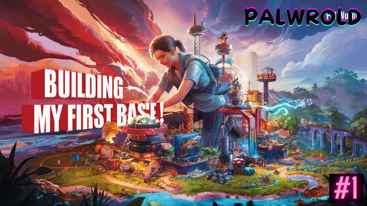 MAKING A ULTIMATE BASE IN PALWROLD PART #1 || DEATH X GAMING ...