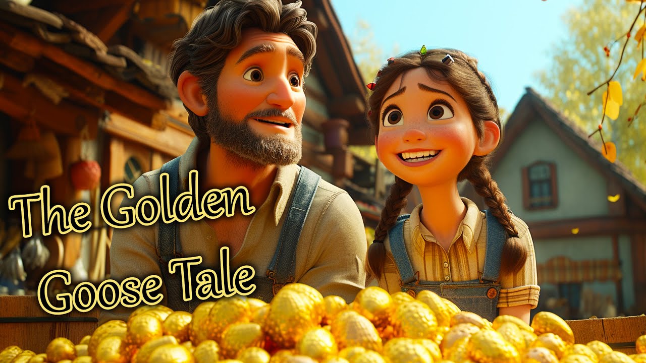 The Golden Goose Tale: A Magical Farmyard Fable | Animated Story for ...