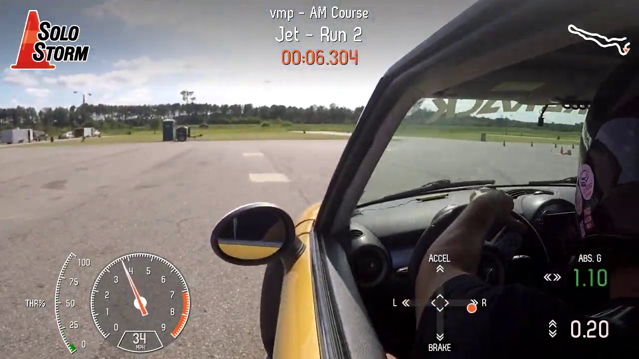 VMP autocross with new KO4 turbo installed on Mini Cooper s r56 - YouTube