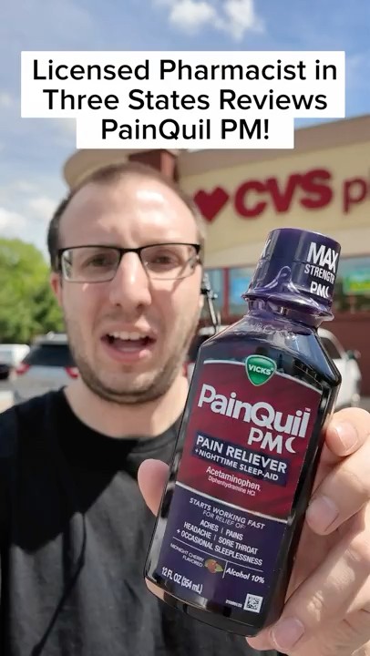 Licensed Pharmacist Reviews PainQuil PM - YouTube