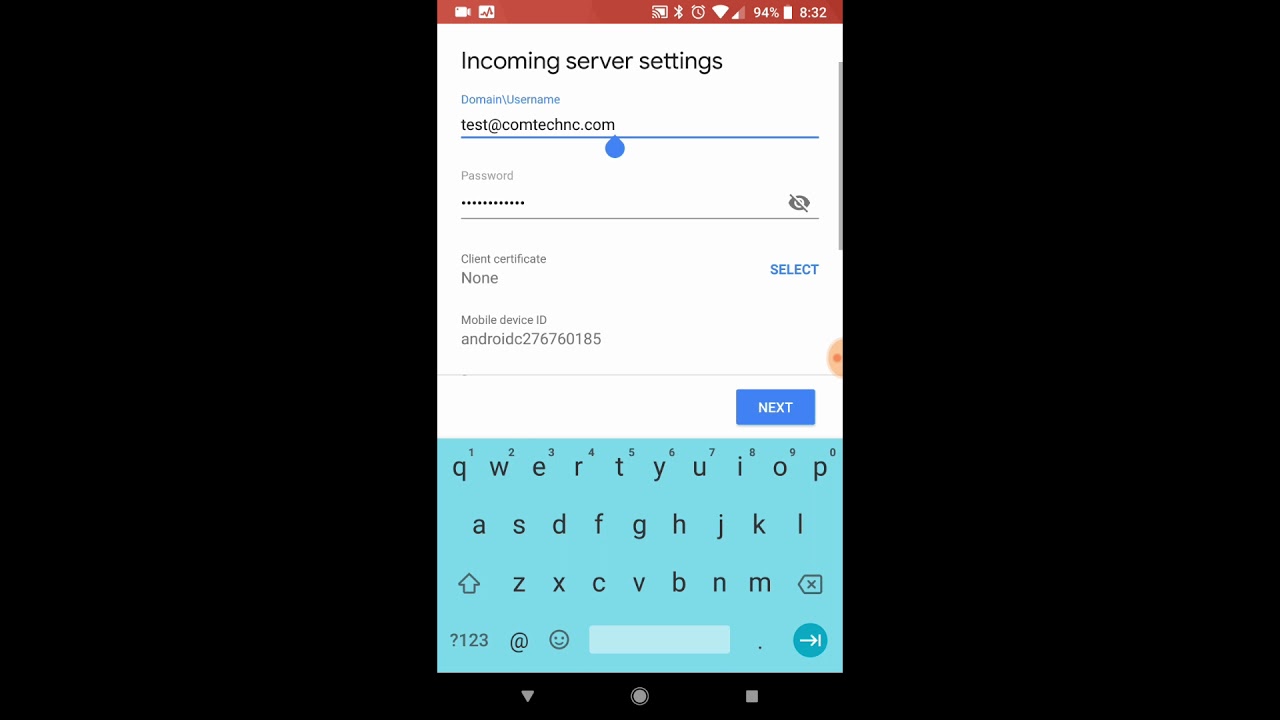 How to add Office 365 Email Account to Android - YouTube