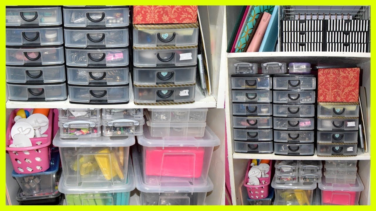 POLYMER CLAY SUPPLIES & STORAGE | VLOGMAS DAY 9 - YouTube