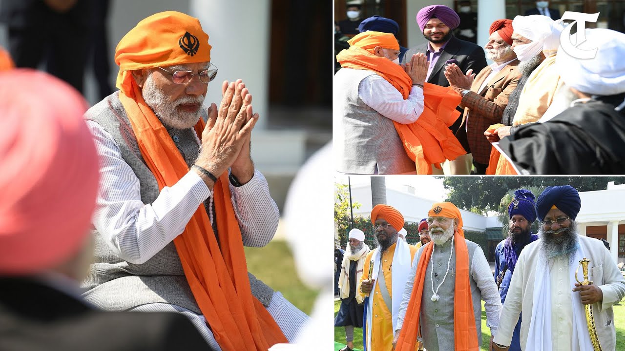 Sikh leaders after meeting the PM Narendra Modi - YouTube