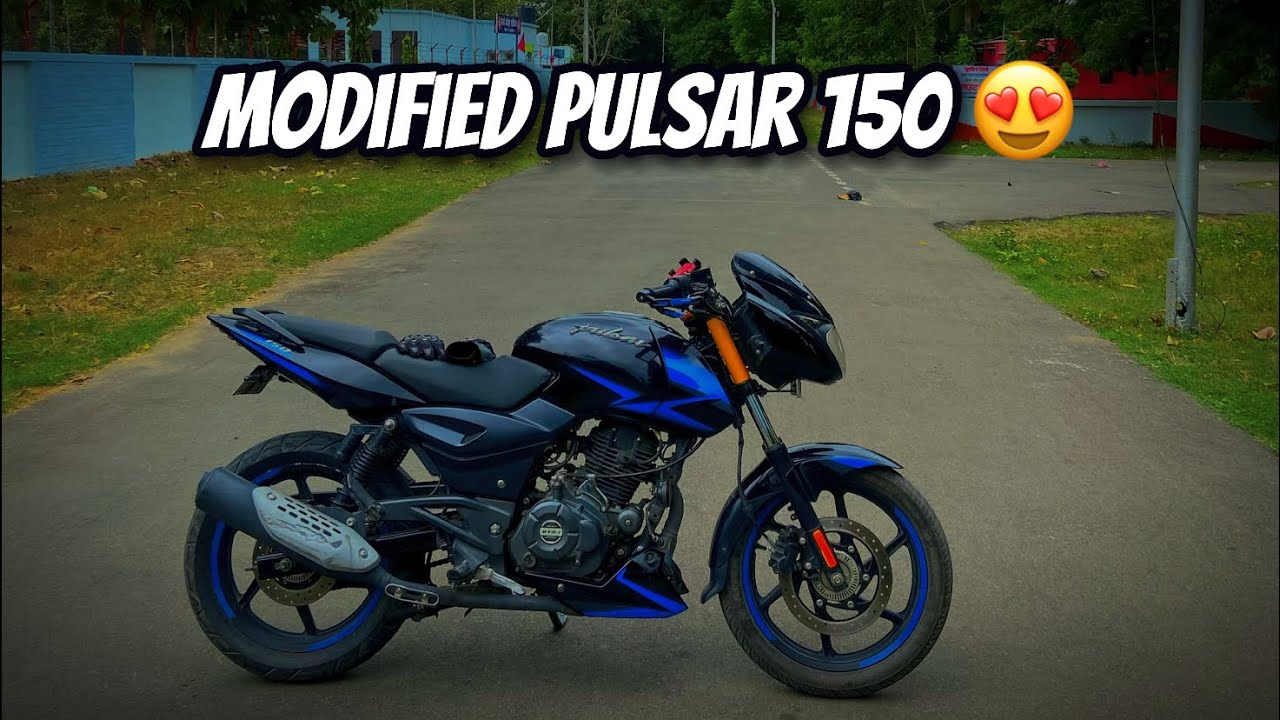 Modified Pulsar 150 Bs6 😍| Cheap & Best Mods | MG THROTTLE - YouTube