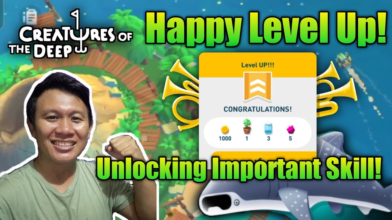 CREATURES OF THE DEEP - LEVEL UP TO 13 UNLOCKING IMPORTANT SKILL YOU HAVE TO GET THIS SKILL ...