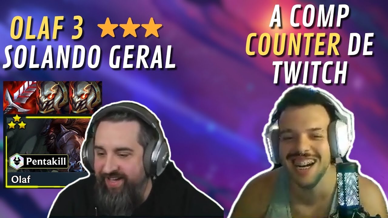 OLAF 3⭐⭐⭐ GANHANDO DE RIVEN 3 ⭐⭐⭐, A COMP COUNTER DE TWITCH - CLIPES DE ...