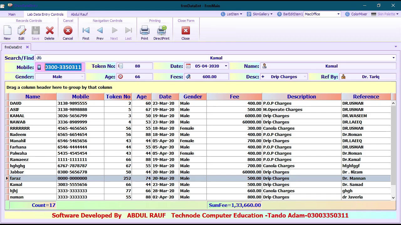 Hospital App Token Generate and Print OPD Receipts - YouTube