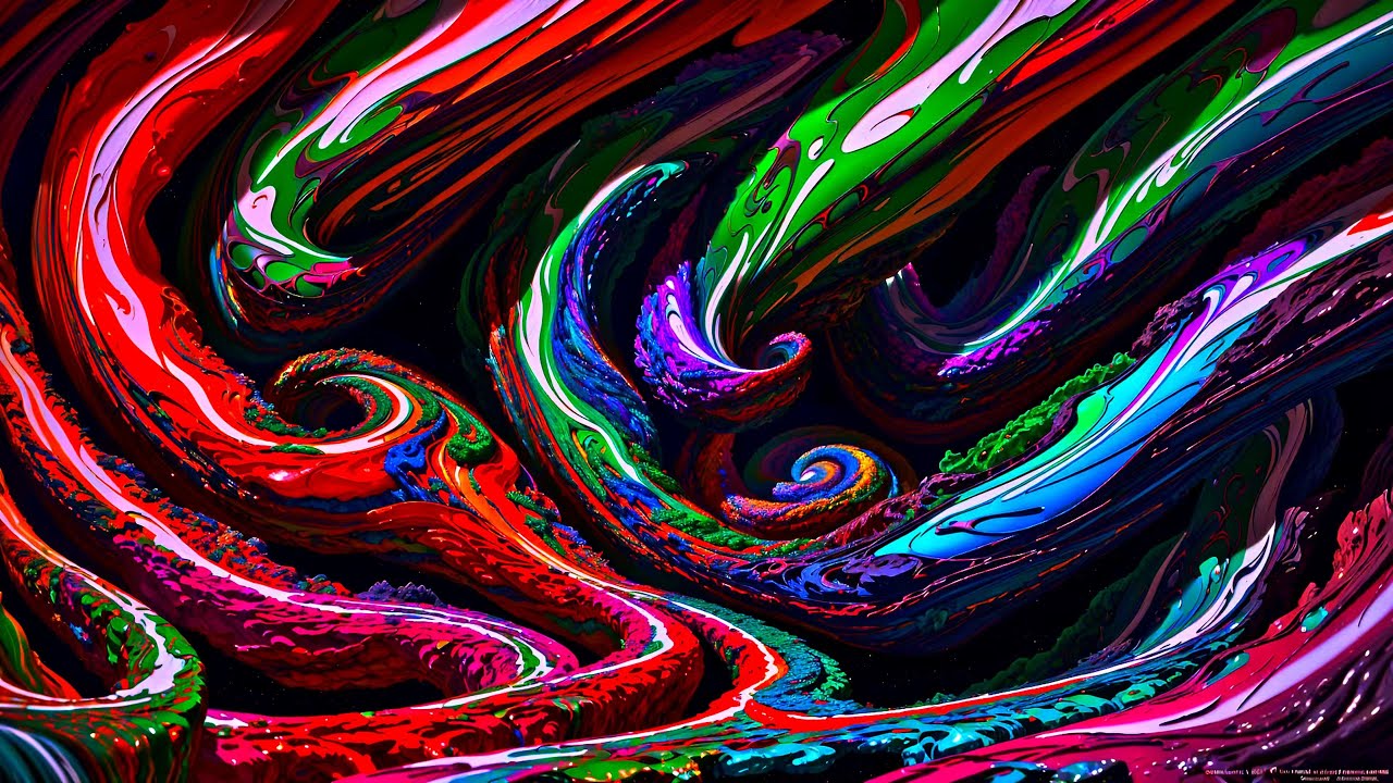 Royalty-Free Abstract Liquid Screensaver: 4K, Ultra HD Background Video ...