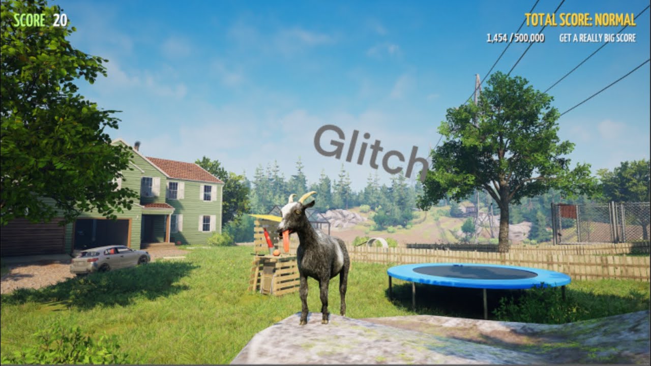 goat simulator glitch again - YouTube