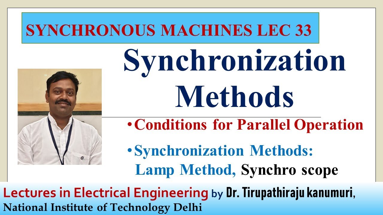 SM33 Synchronization Methods - YouTube