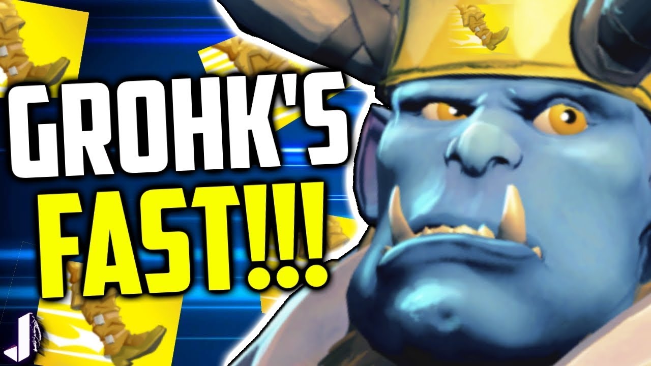 GROHK IS FAST! Paladins OB61 Loadout - PTS Gameplay - YouTube